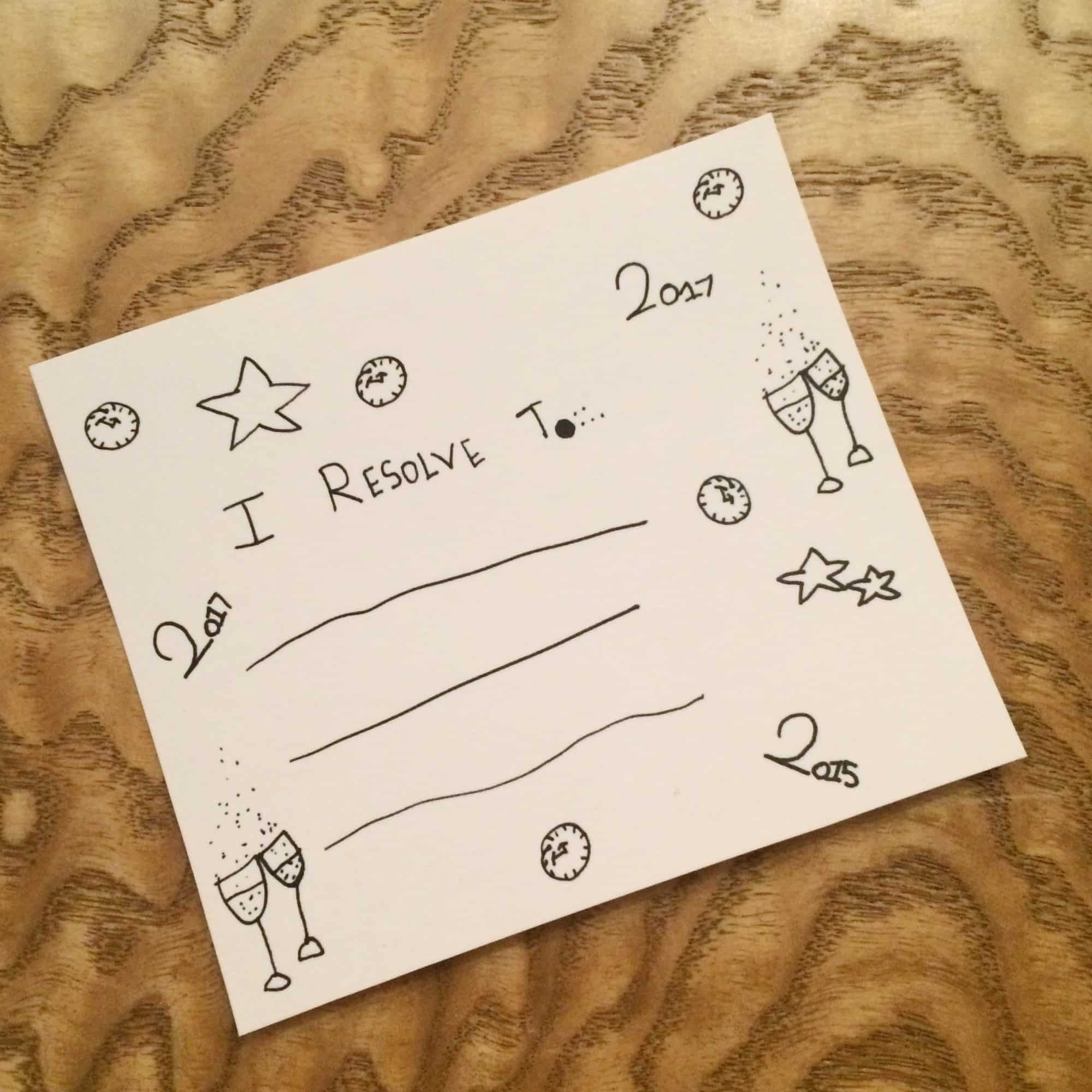 New Years Resolution Cards | Darcy Miller Designs