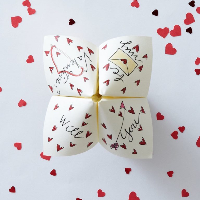Valentine Cootie Catcher | Darcy Miller Designs