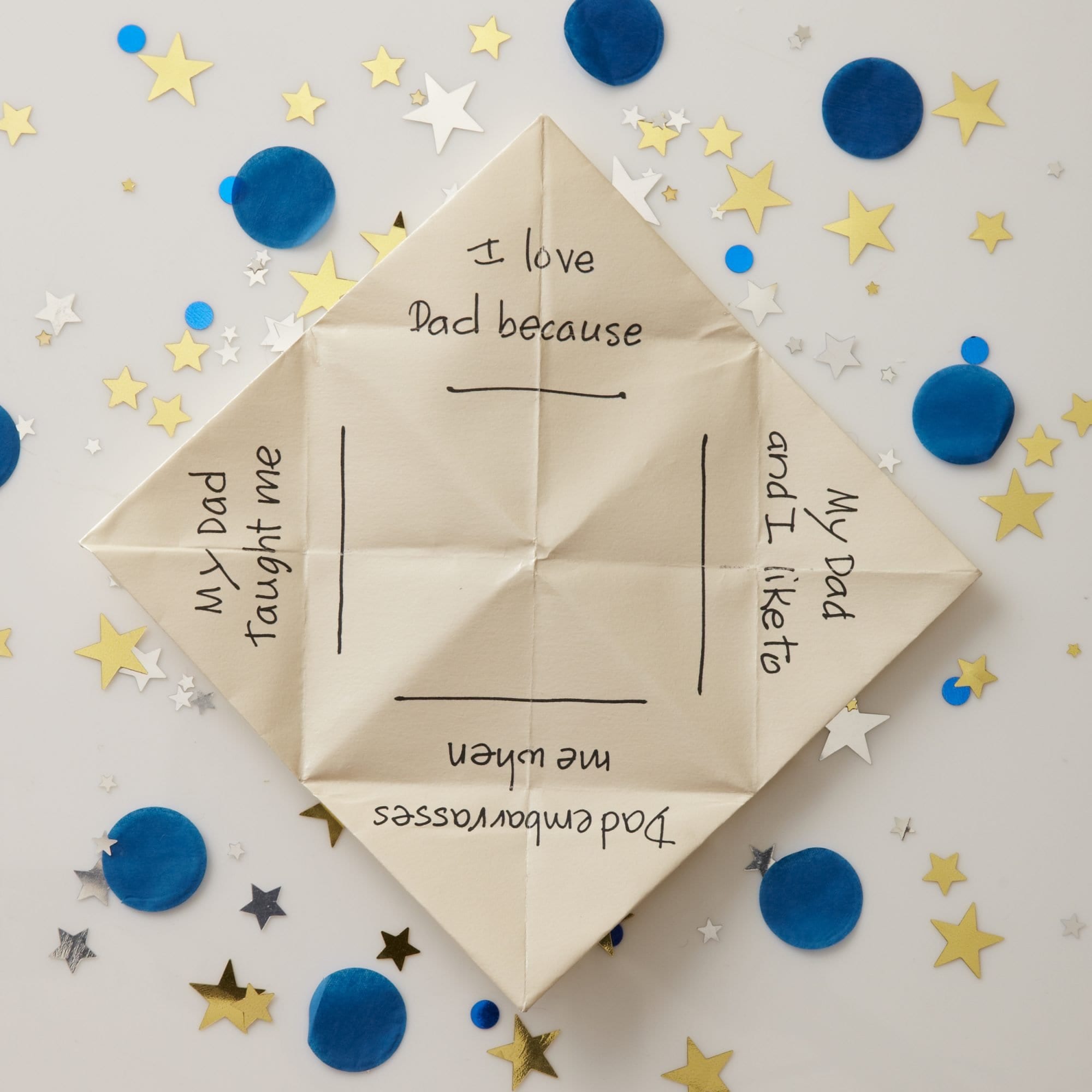 Father’s Day Cootie Catcher | Darcy Miller Designs