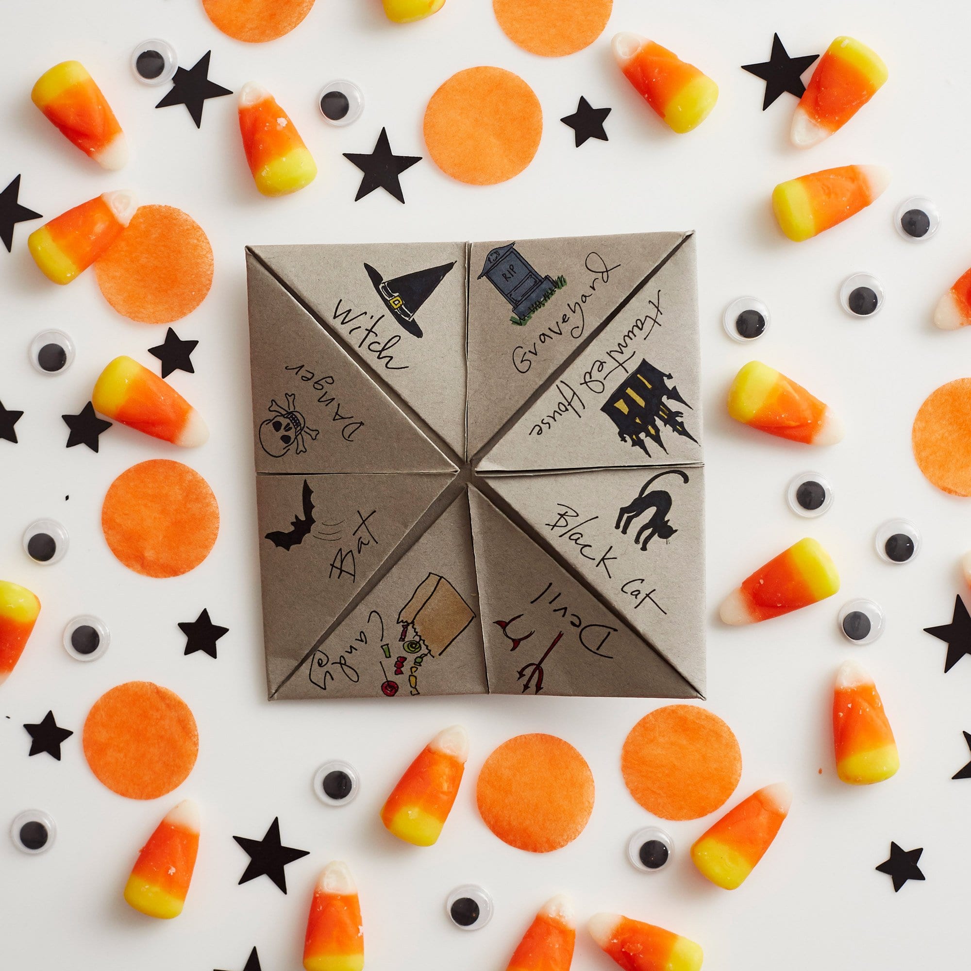 Halloween Cootie Catcher | Darcy Miller Designs