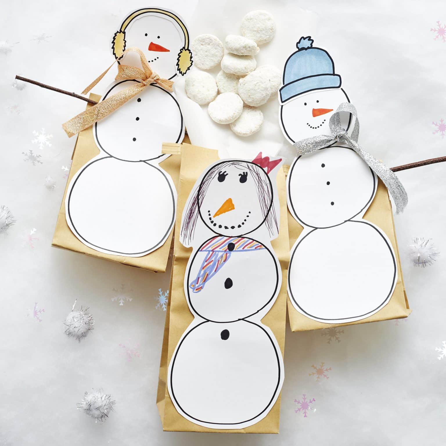 Frosty Fun Snowman Gift Bags | Darcy Miller Designs