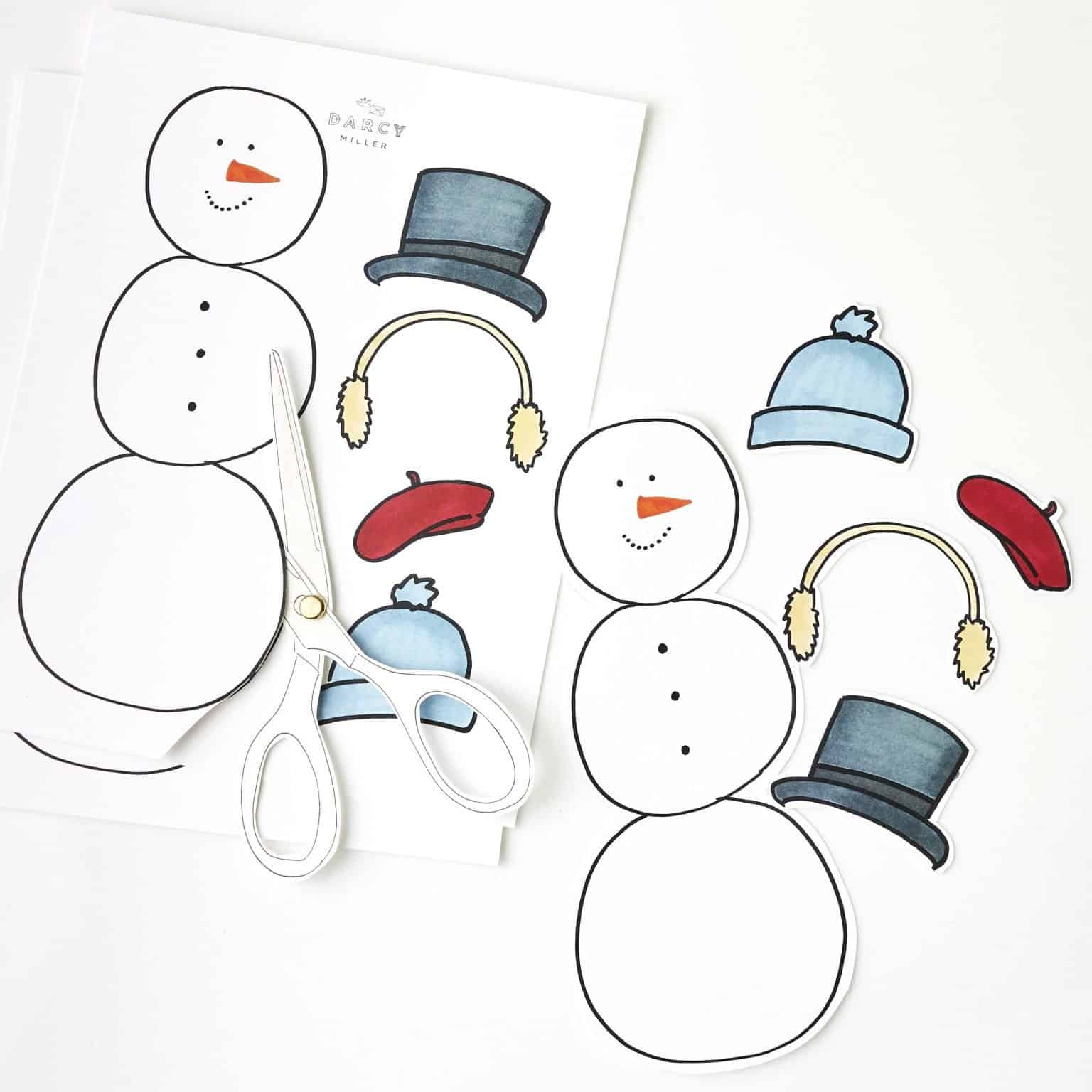 Frosty Fun Snowman Gift Bags | Darcy Miller Designs
