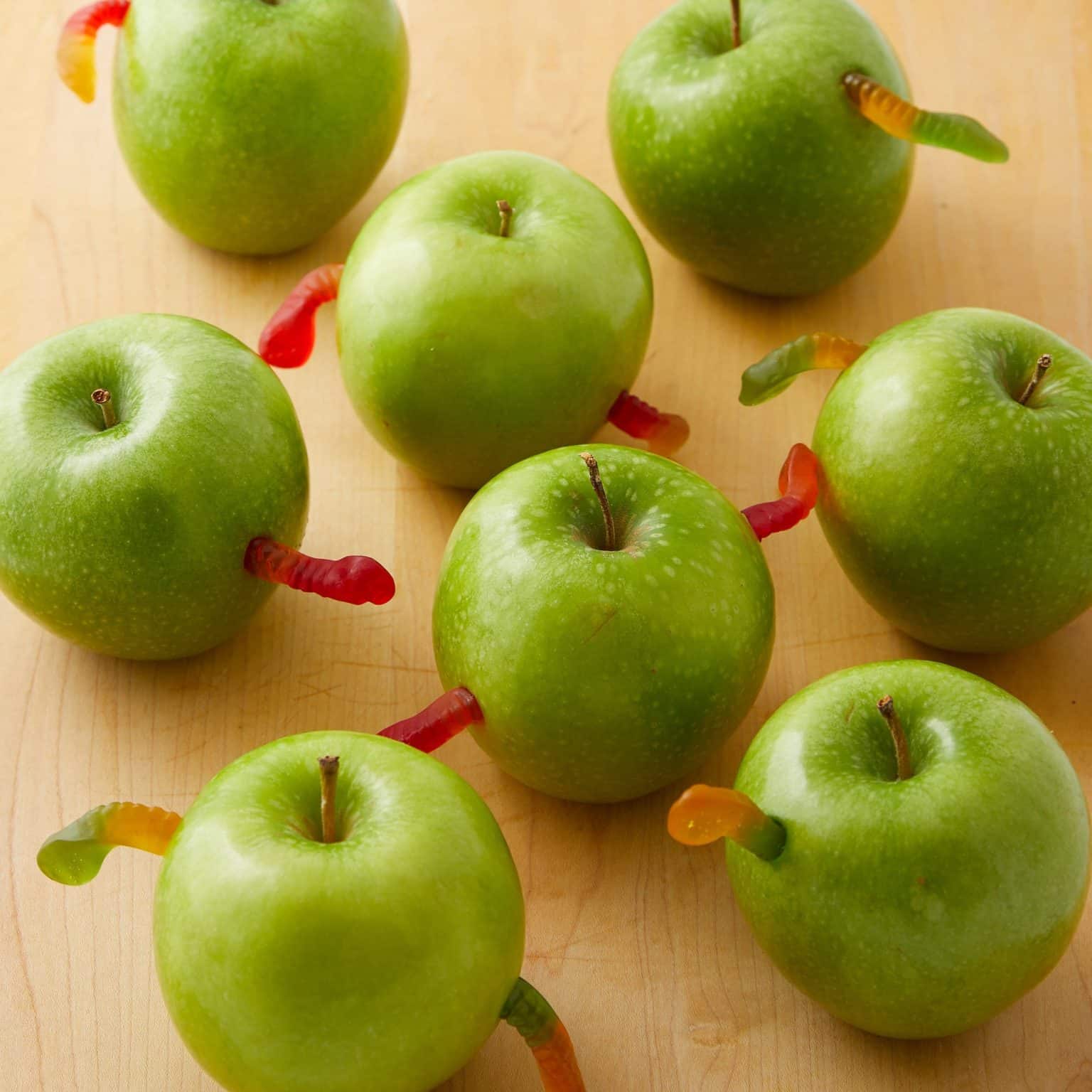 Gummy Worm Apple Snack | Darcy Miller Designs