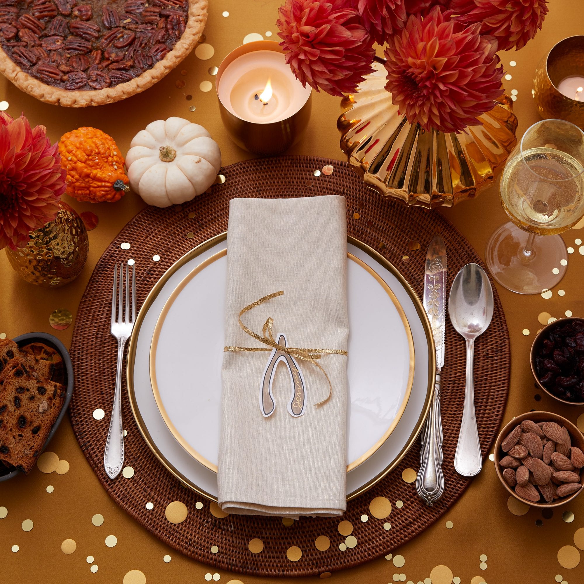 Wishbone Place Cards | Darcy Miller Designs