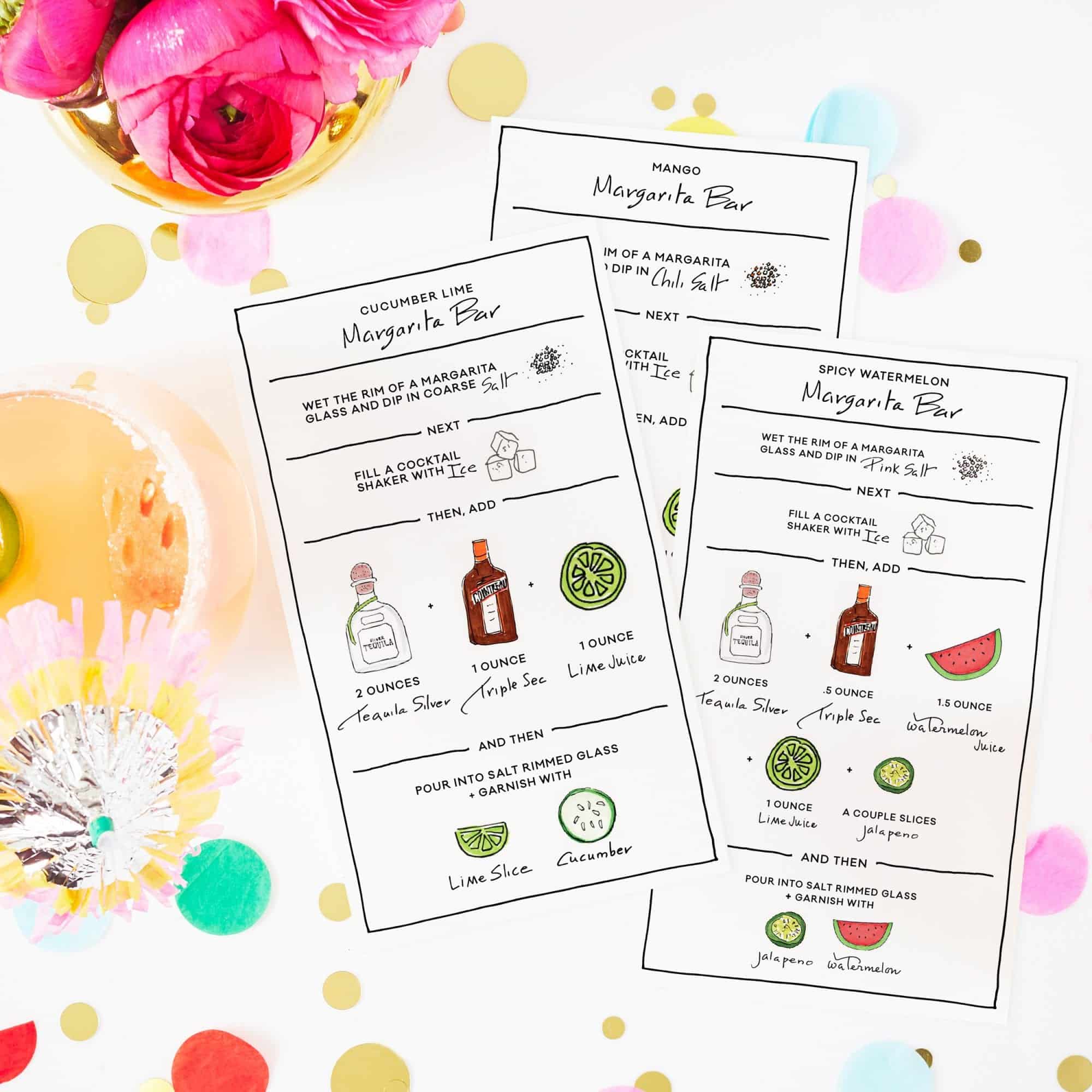 Make-Your-Own Margarita Bar | Darcy Miller Designs
