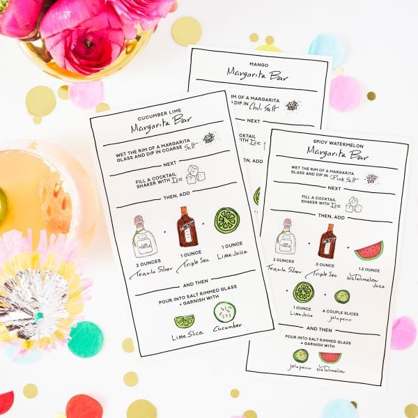 Make-Your-Own Margarita Bar | Darcy Miller Designs