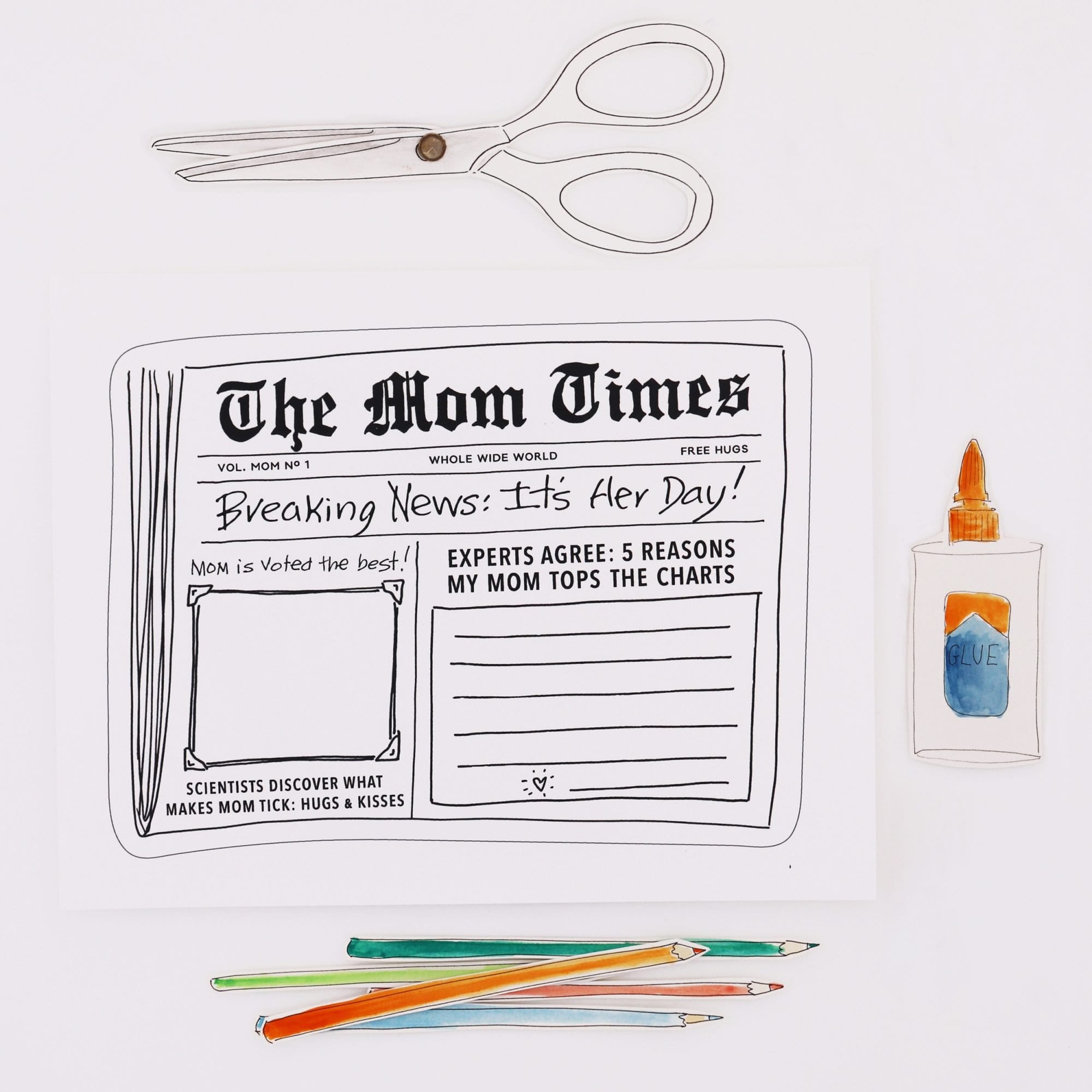 The Mom Times Mother’s Day Card | Darcy Miller Designs