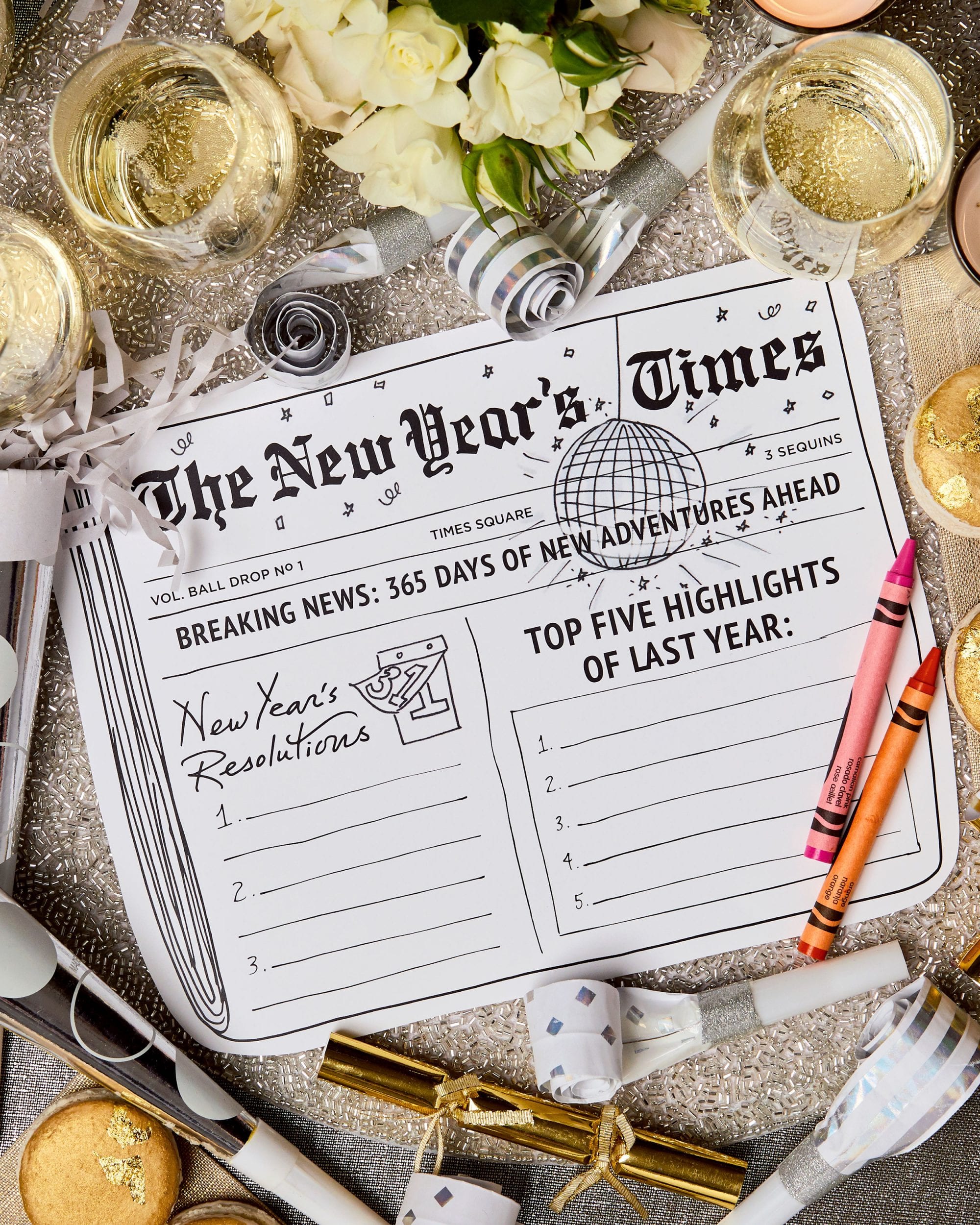 Step 2 Set at each seat, or in a stack, along with some pens and invite ...