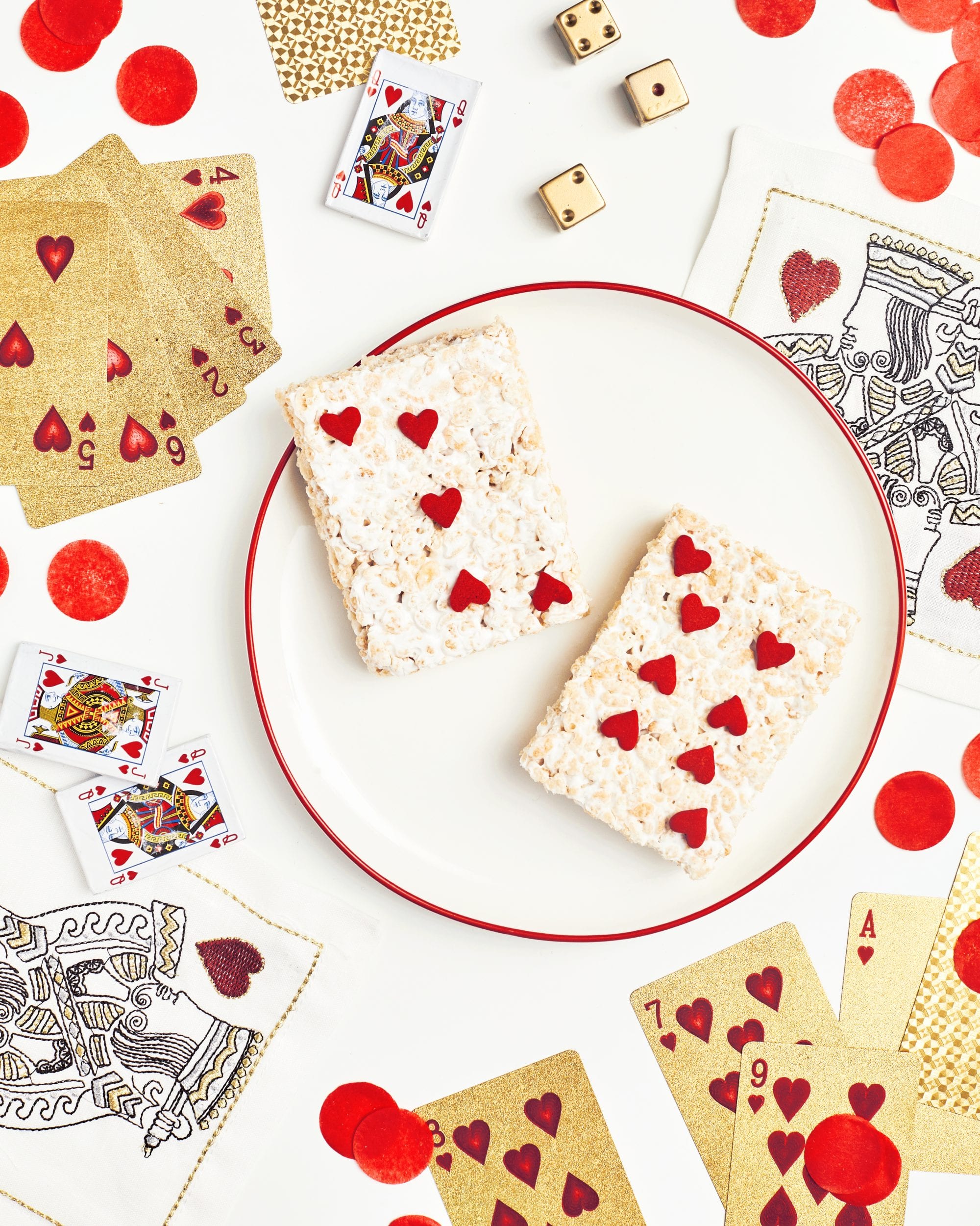 Heart Card Rice Krispie Treats | Darcy Miller Designs