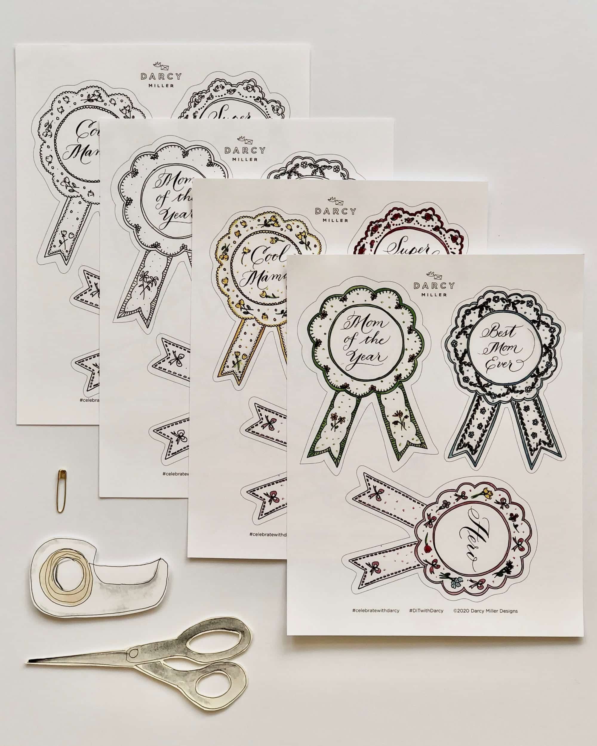 Mother's Day Award Ribbons | Darcy Miller Designs