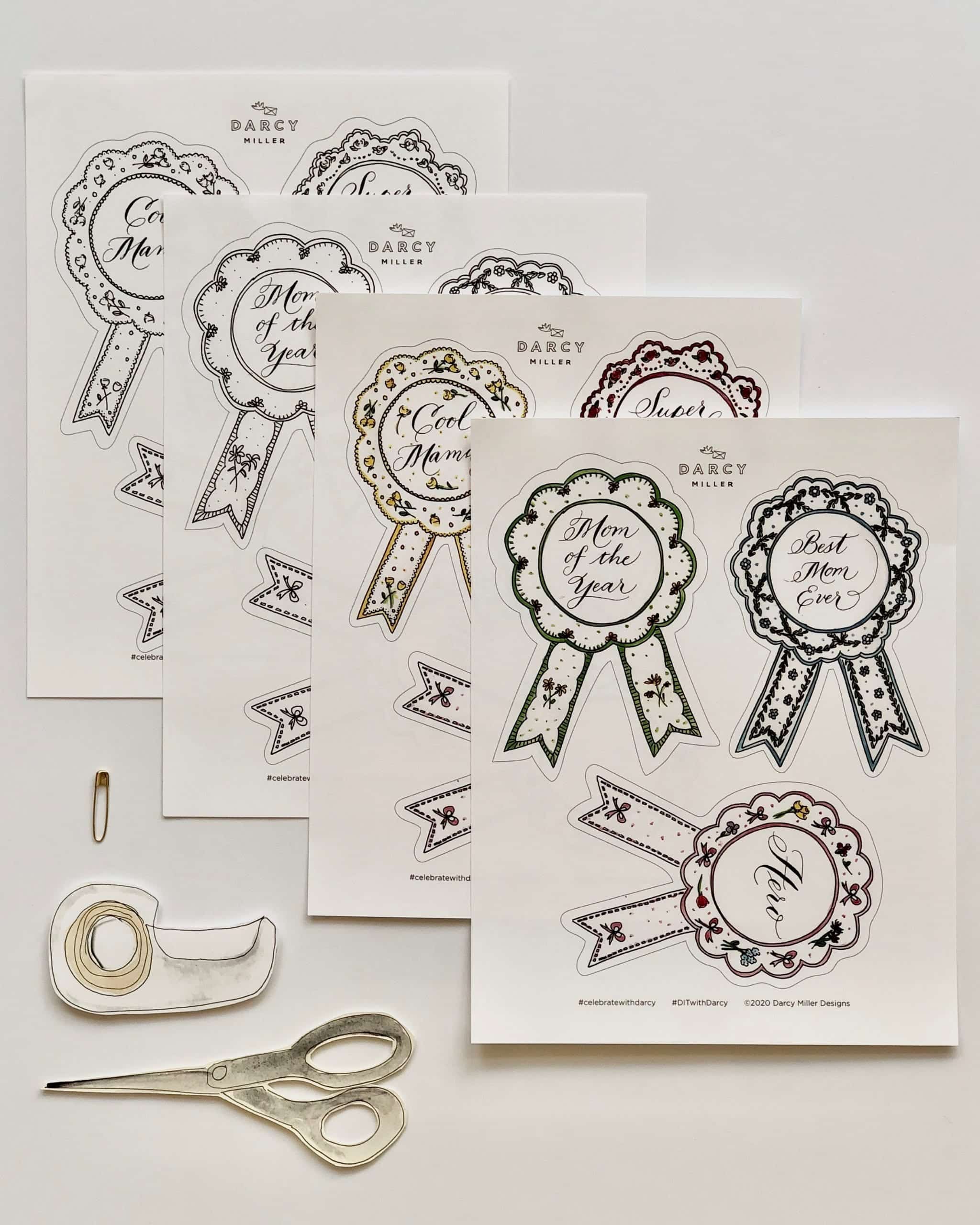 Mother's Day Award Ribbons | Darcy Miller Designs