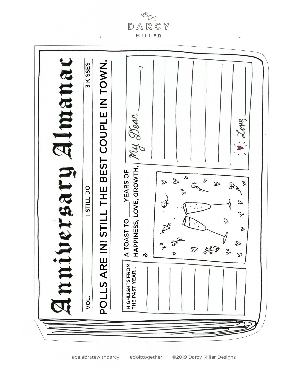 Anniversary Almanac | Darcy Miller Designs