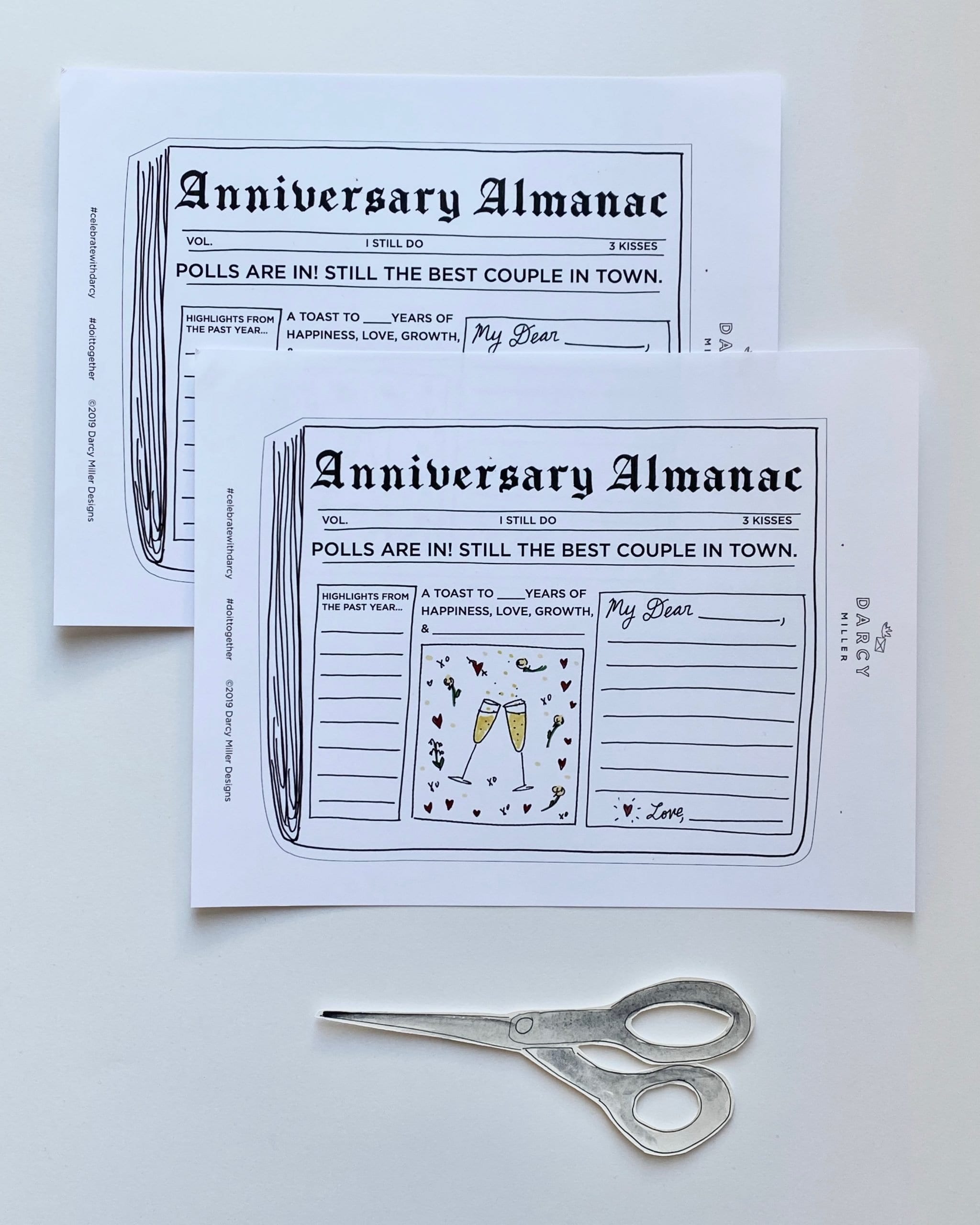 Anniversary Almanac | Darcy Miller Designs
