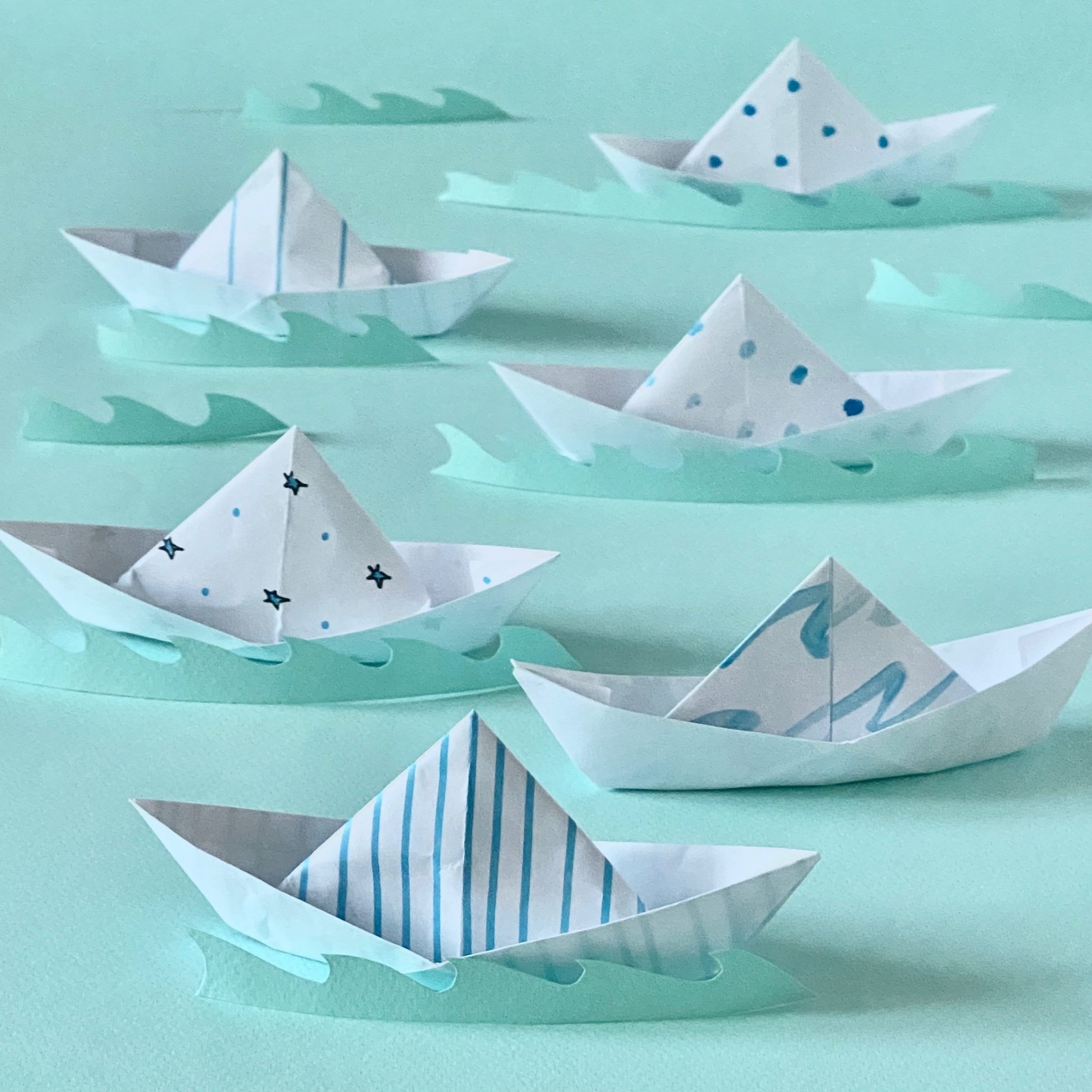 Paper Boat Craft Darcy Miller Designs Paper Boat Craft Darcy Miller Designs
