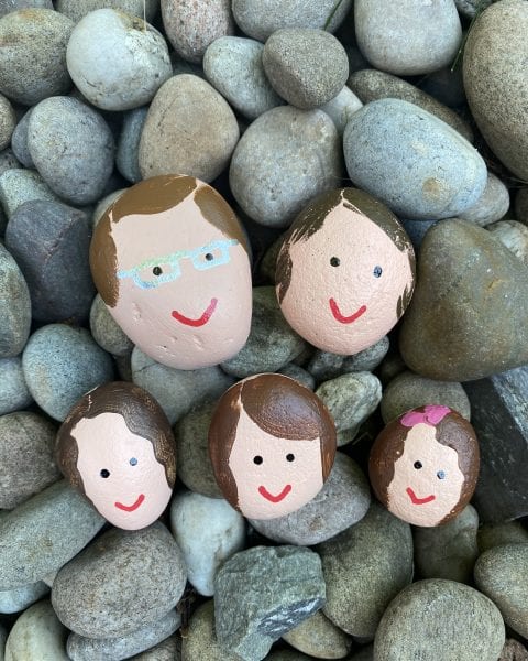 Painted Rock Family | Darcy Miller Designs