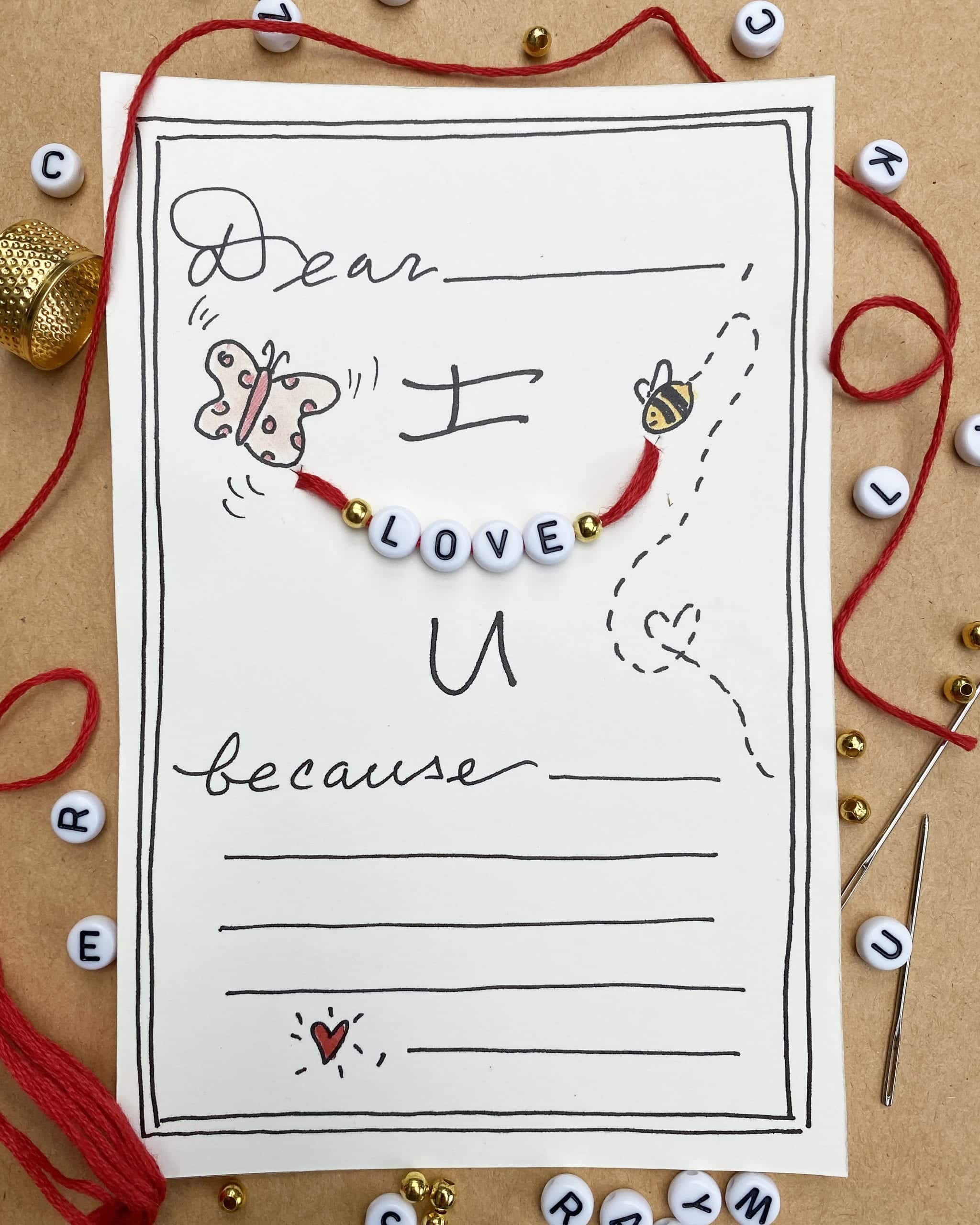 Friendship Bracelet Cards | Darcy Miller Designs