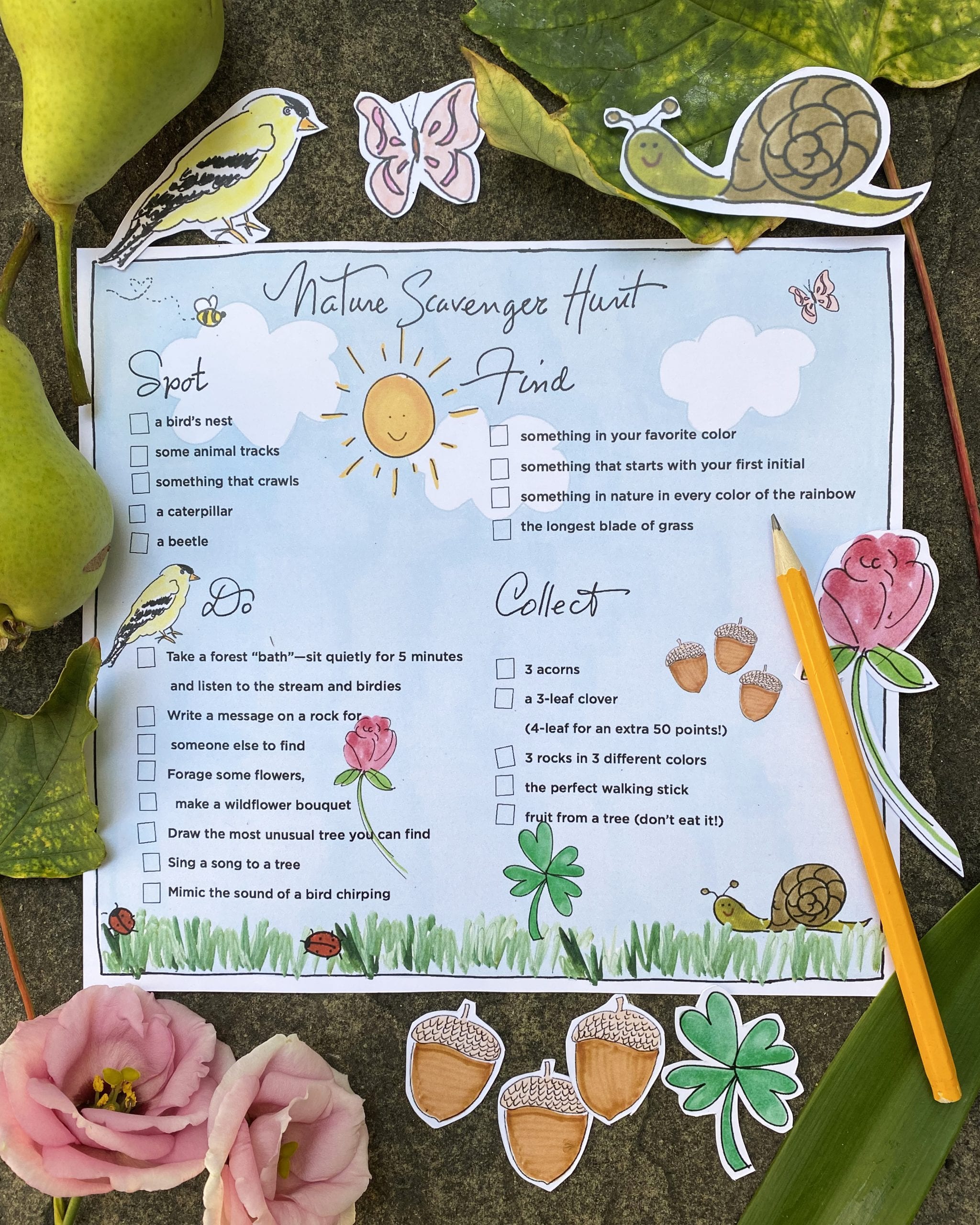 Nature Scavenger Hunt Sounds
