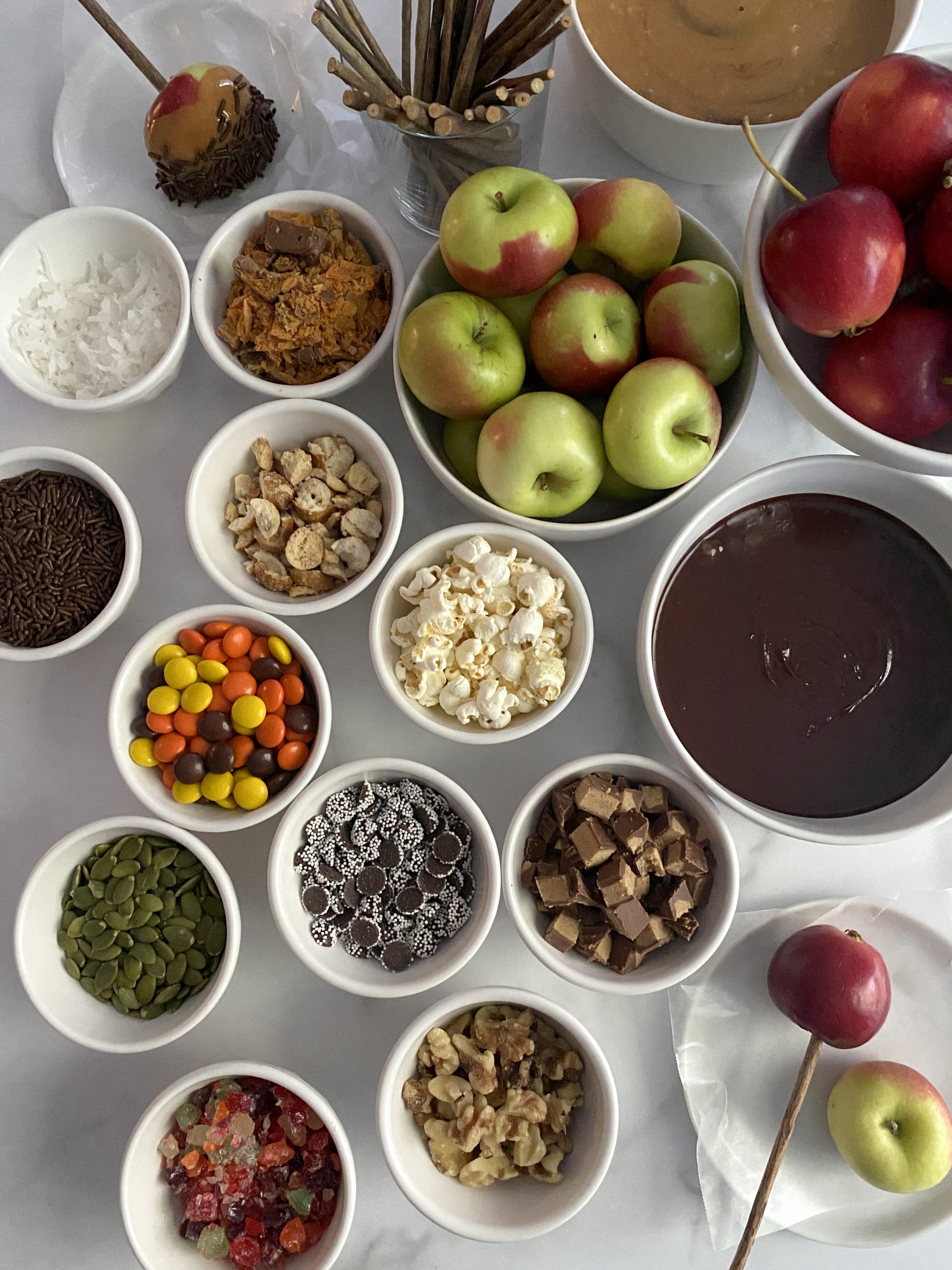 DIY Caramel Apple Bar