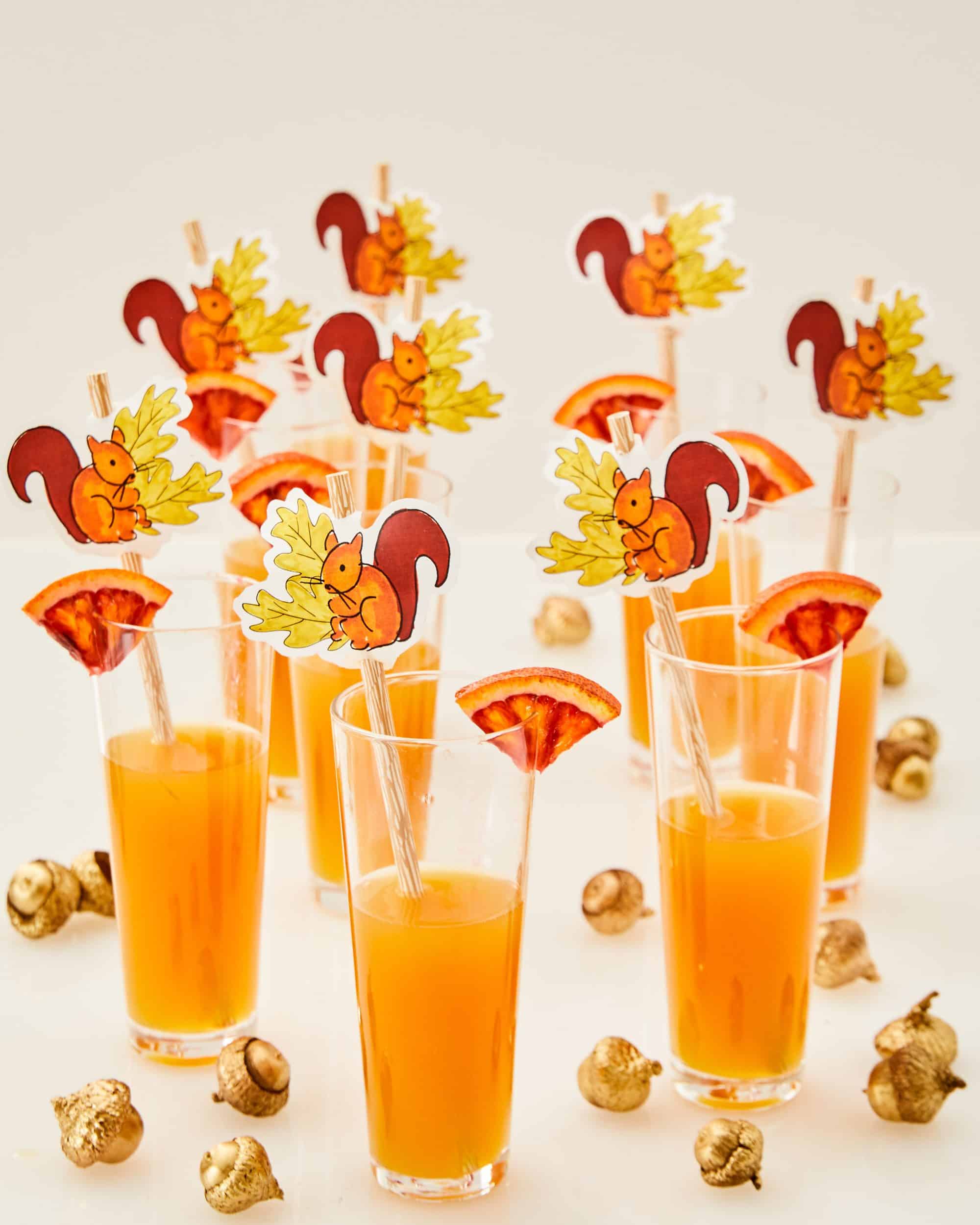 Squirrel Straw Toppers | Darcy Miller Designs