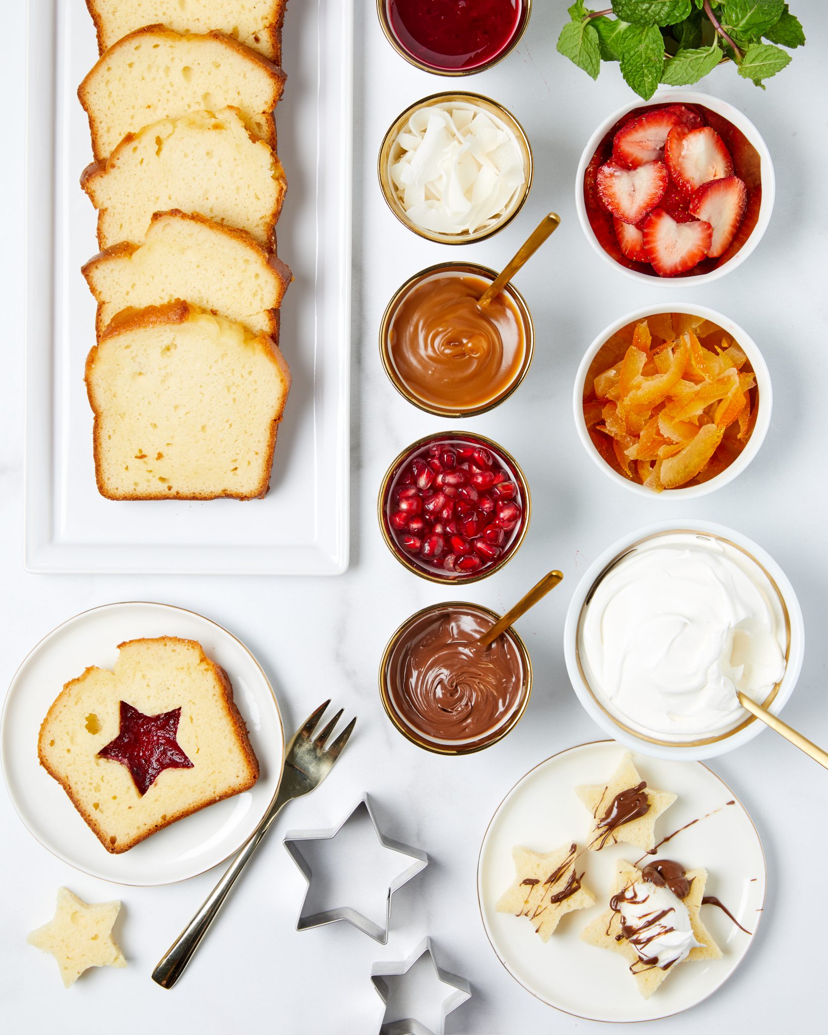 DIY Pound Cake Bar | Darcy Miller Designs