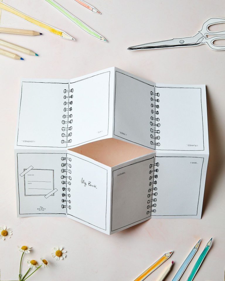 DIY Mini Sketchbook Journals | Darcy Miller Designs