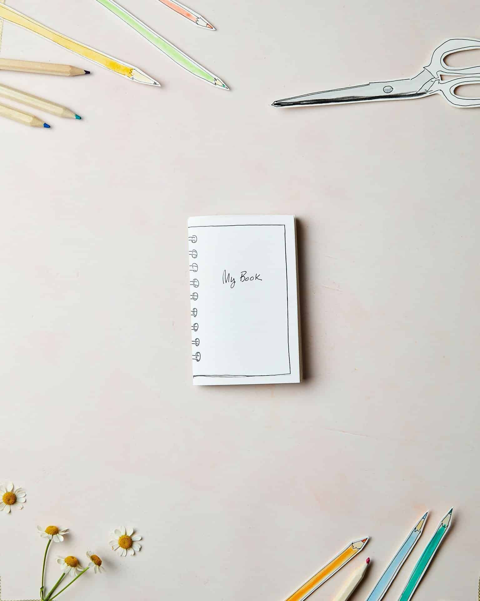 DIY Mini Sketchbook Journals | Darcy Miller Designs
