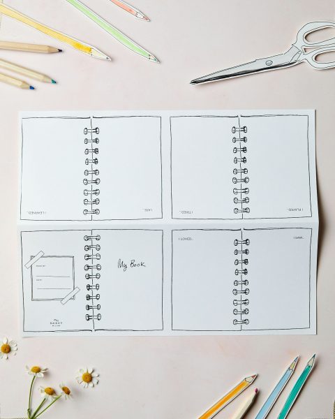 DIY Mini Sketchbook Journals | Darcy Miller Designs