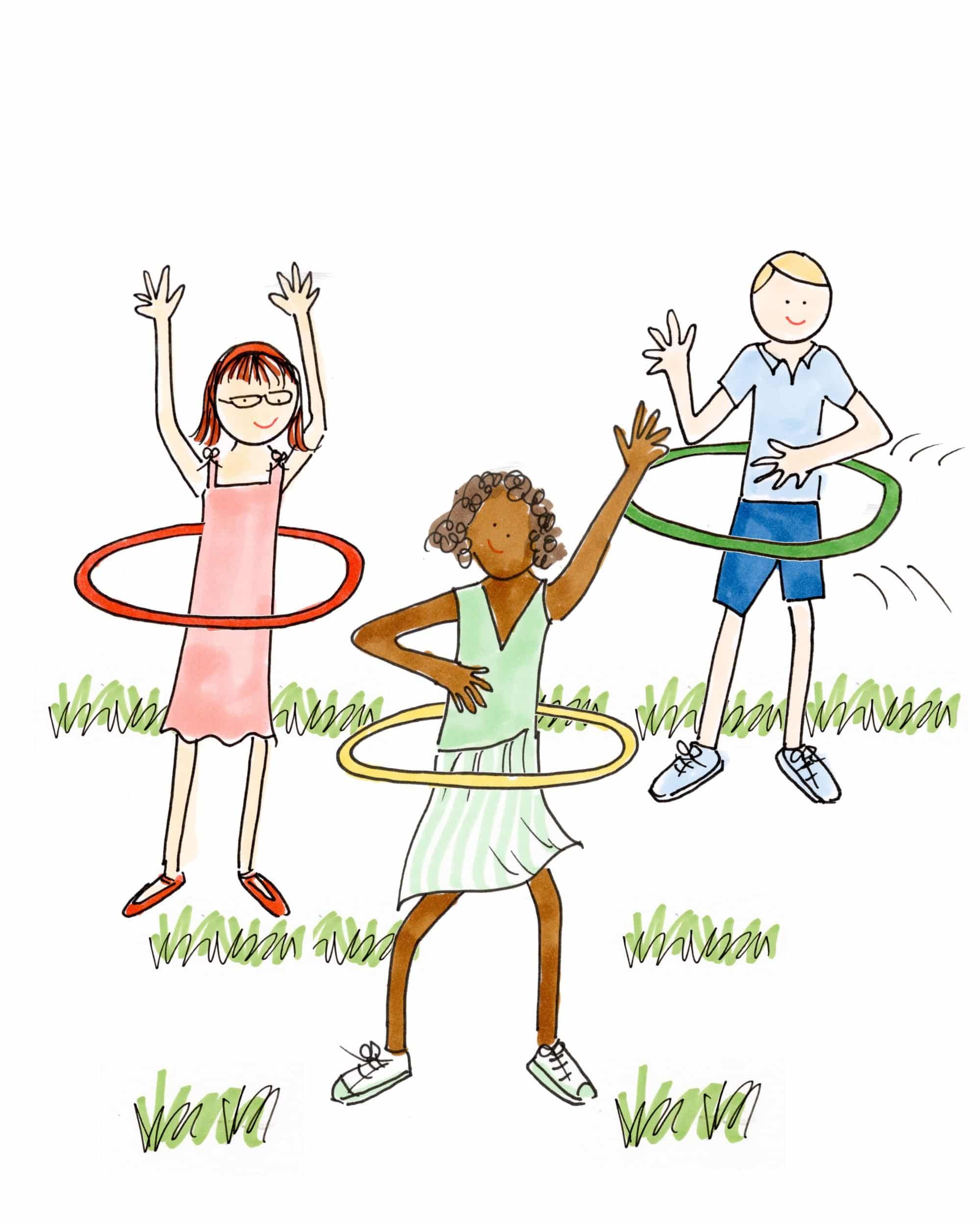 Camp Darcy: Hula Hoops Games and Crafts | Darcy Miller Designs