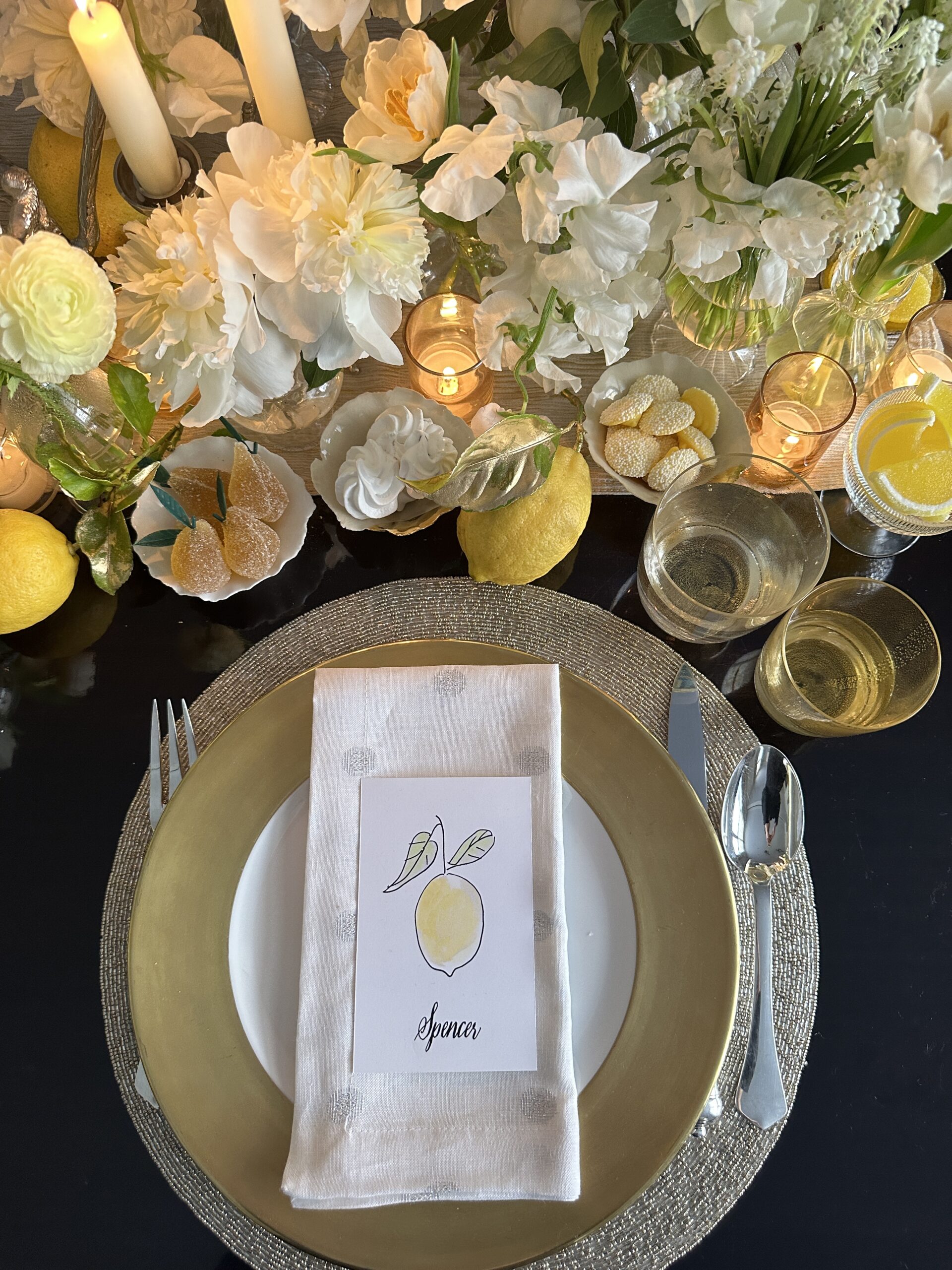 A Lemon-Inspired Tablescape