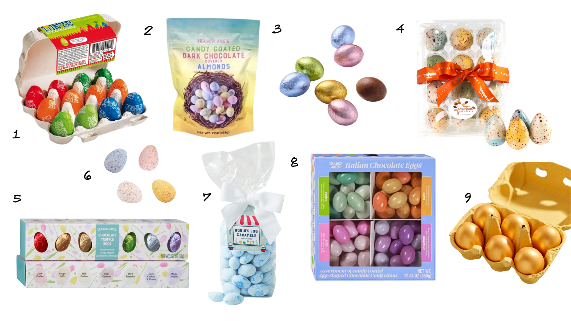 Beautiful Candy Eggs